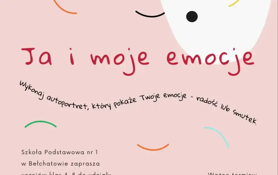 Międzyszkolny Konkurs Plastyczny "Ja i moje emocje" - SP nr 1 Bełchatów